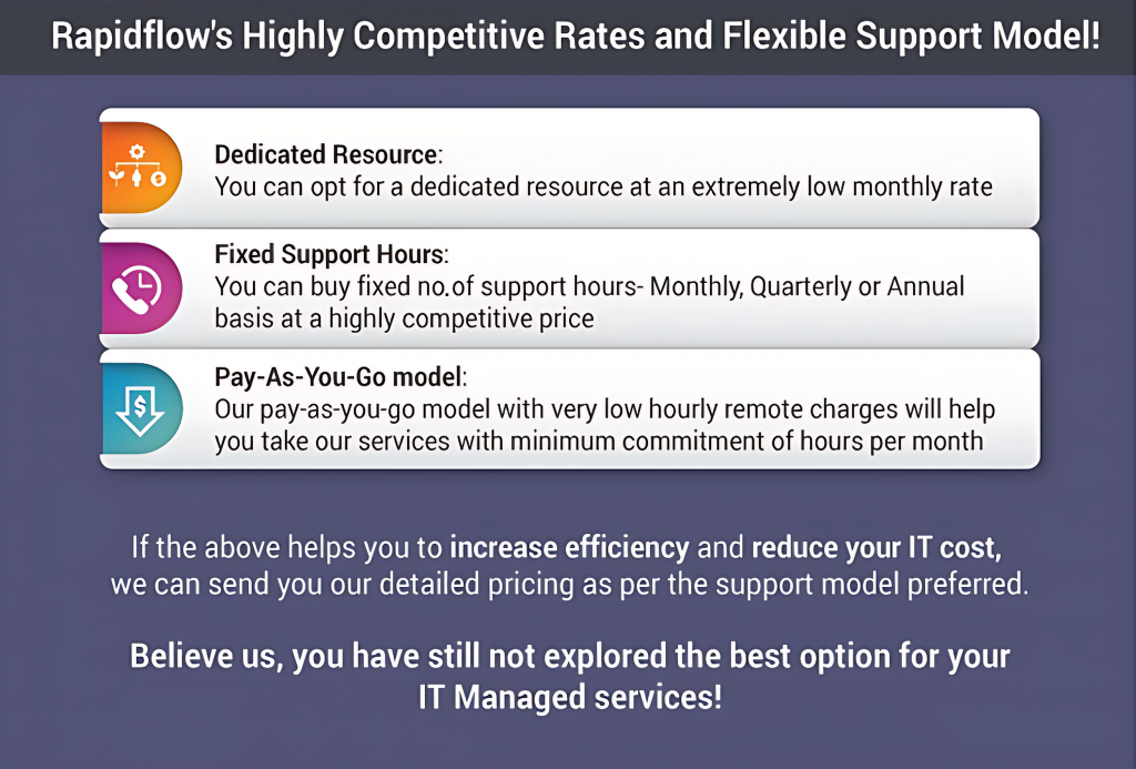 On Premise Oracle Managed Services Rapidflow