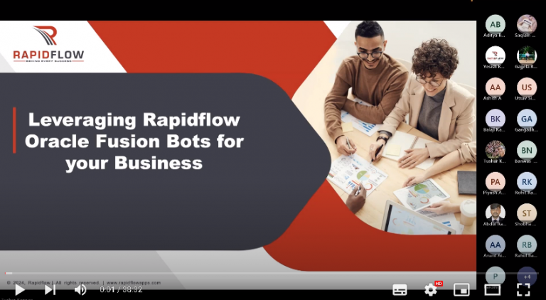 Leveraging Rapidflow Oracle Fusion Bots for your Business Leveraging Rapidflow Oracle Fusion Bots for your Business